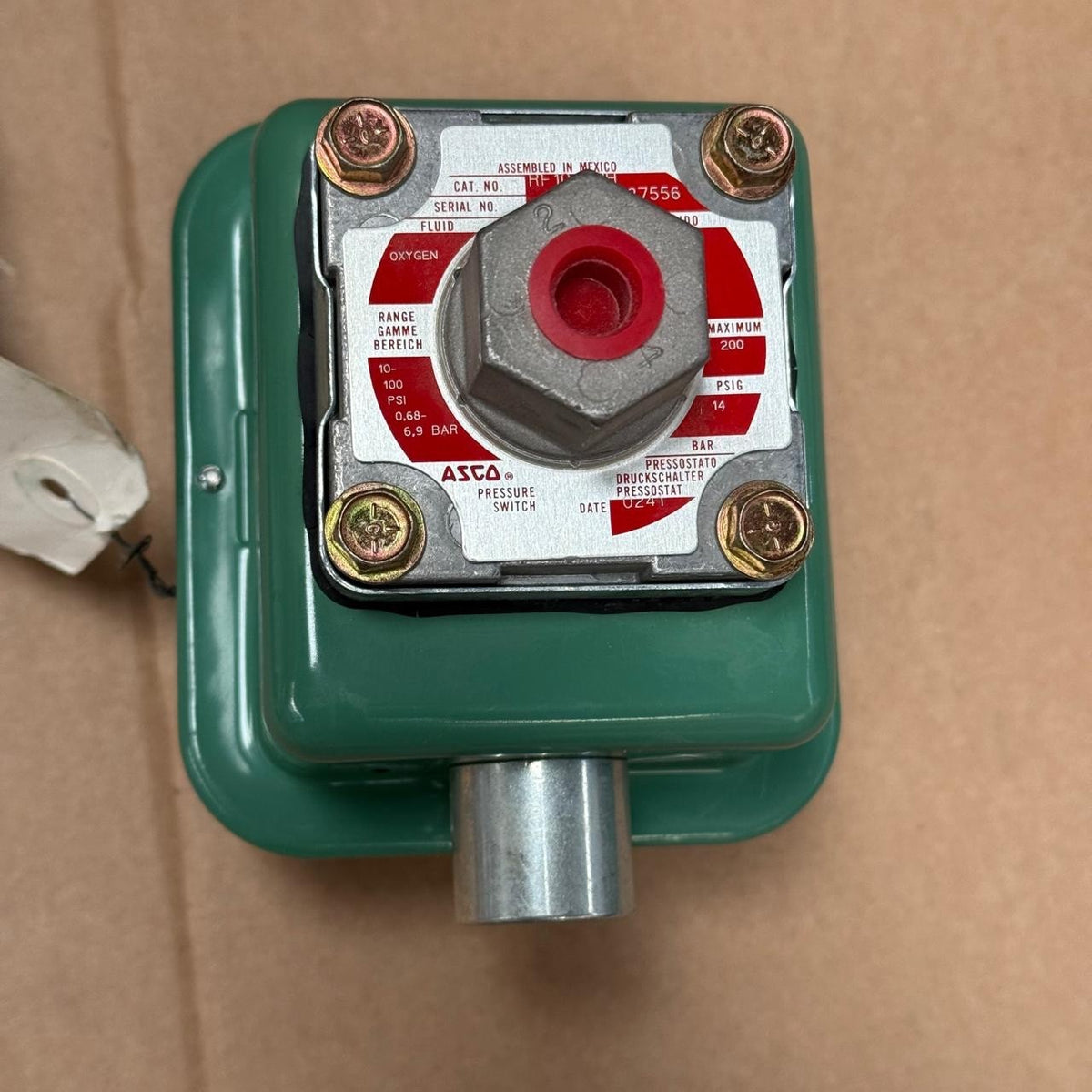 ASCO – PA11B – ½″ Tripoint® Pressure Switch, Adjustable Deadband, 6–60 ...