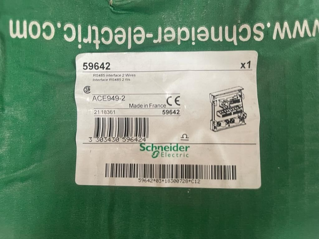 Schneider Electric, 59642, ACE949-2, RS485 Interface 2 Wires — VOLTWERK ...