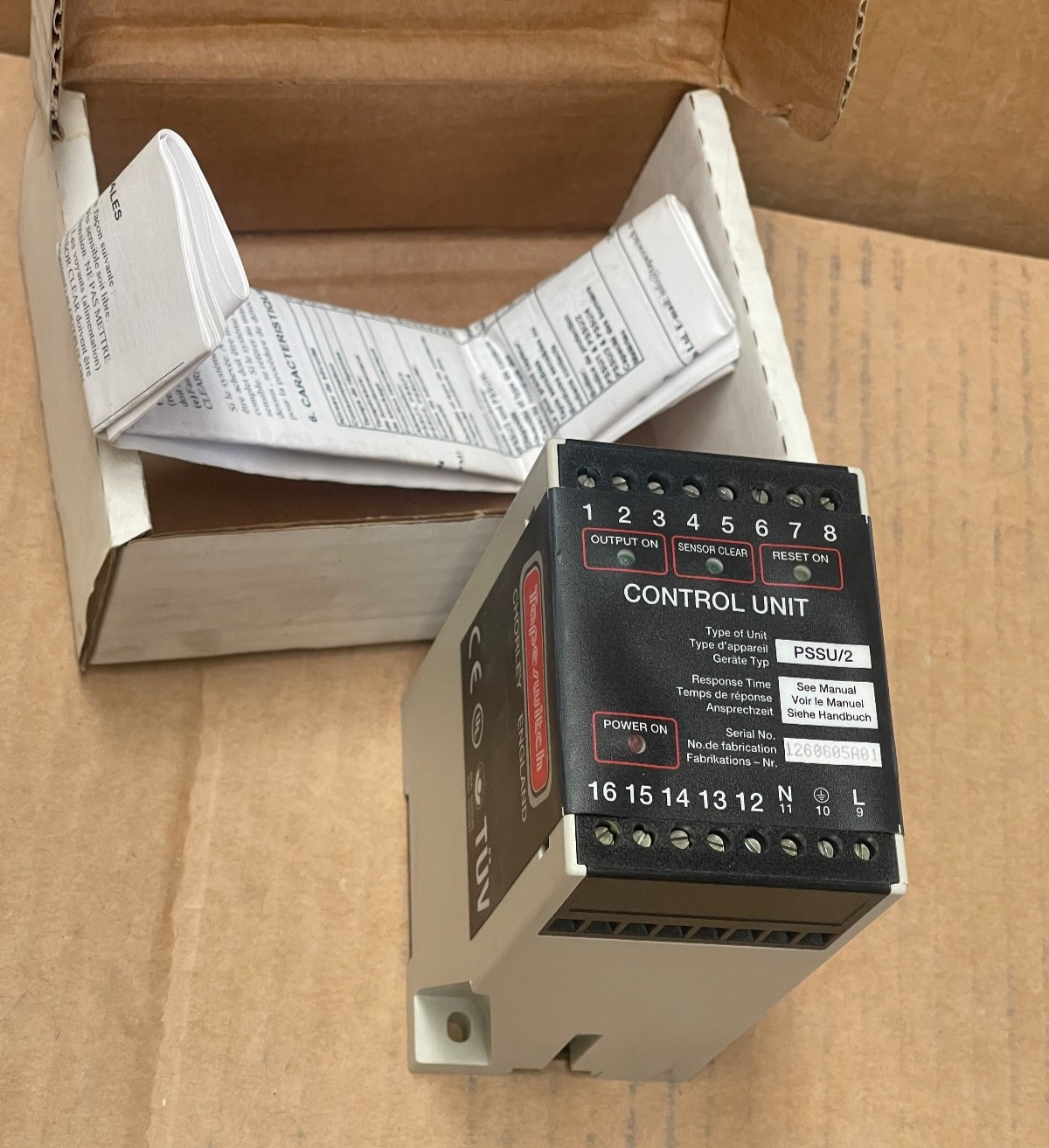 Tapeswitch – PSSU/2 – Safety Control Unit 24 V DC DIN Rail — VOLTWERK ...