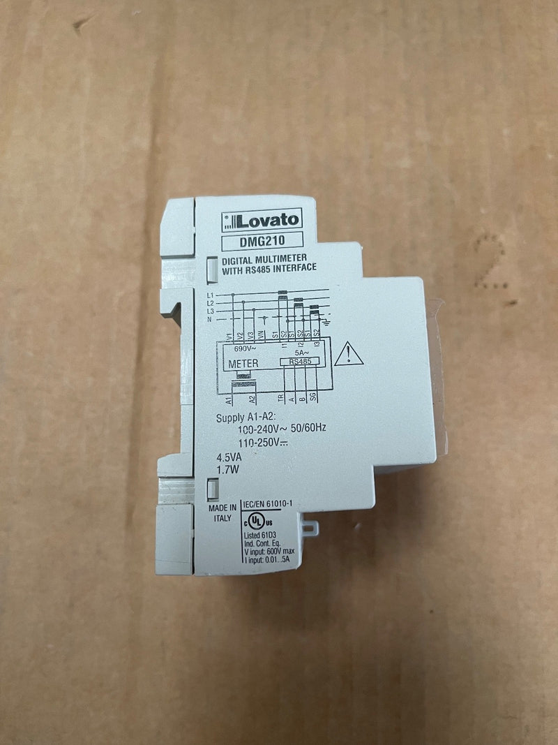 Lovato Electric – DMG210 – 3-Phase DIN-Rail Digital Power & Energy Met ...