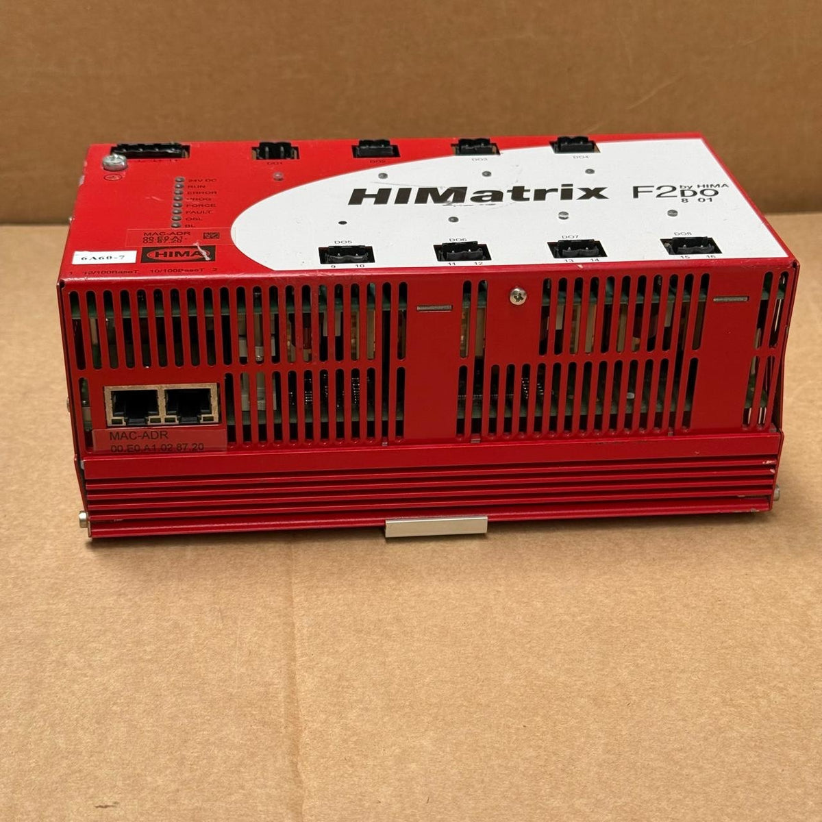 HIMA – F2DO801 HIMatrix – Safety Remote I/O Module, 8 Relay Outputs, 2 ...