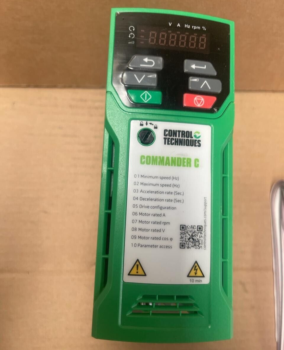 Control Techniques Commander - C200-022 00075 A 1.5kW VFD Motor Speed ...