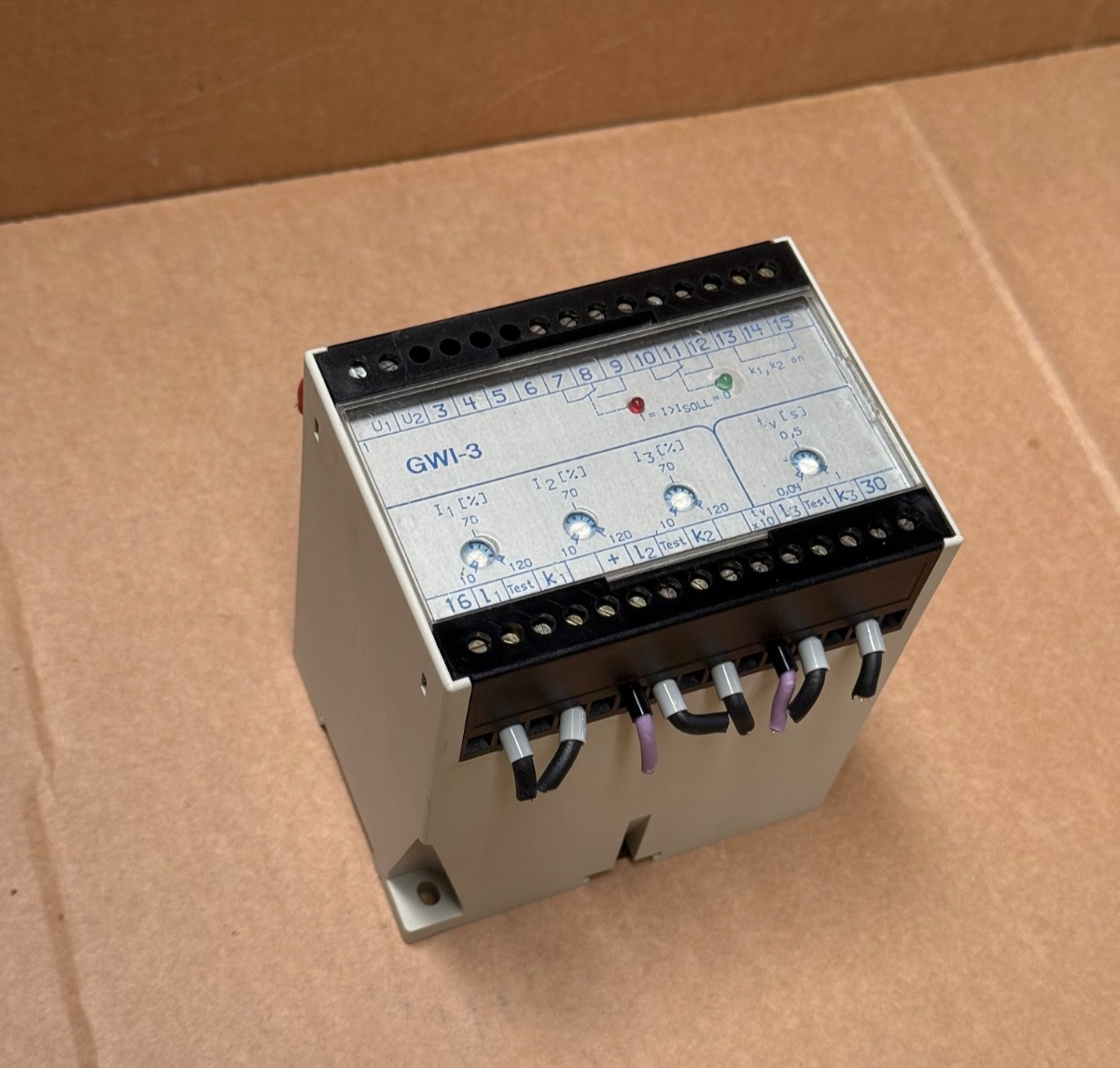 ITM – GWI‑3 – 3‑Phase Current Monitoring Relay, DIN‑Rail, Adjustable ...