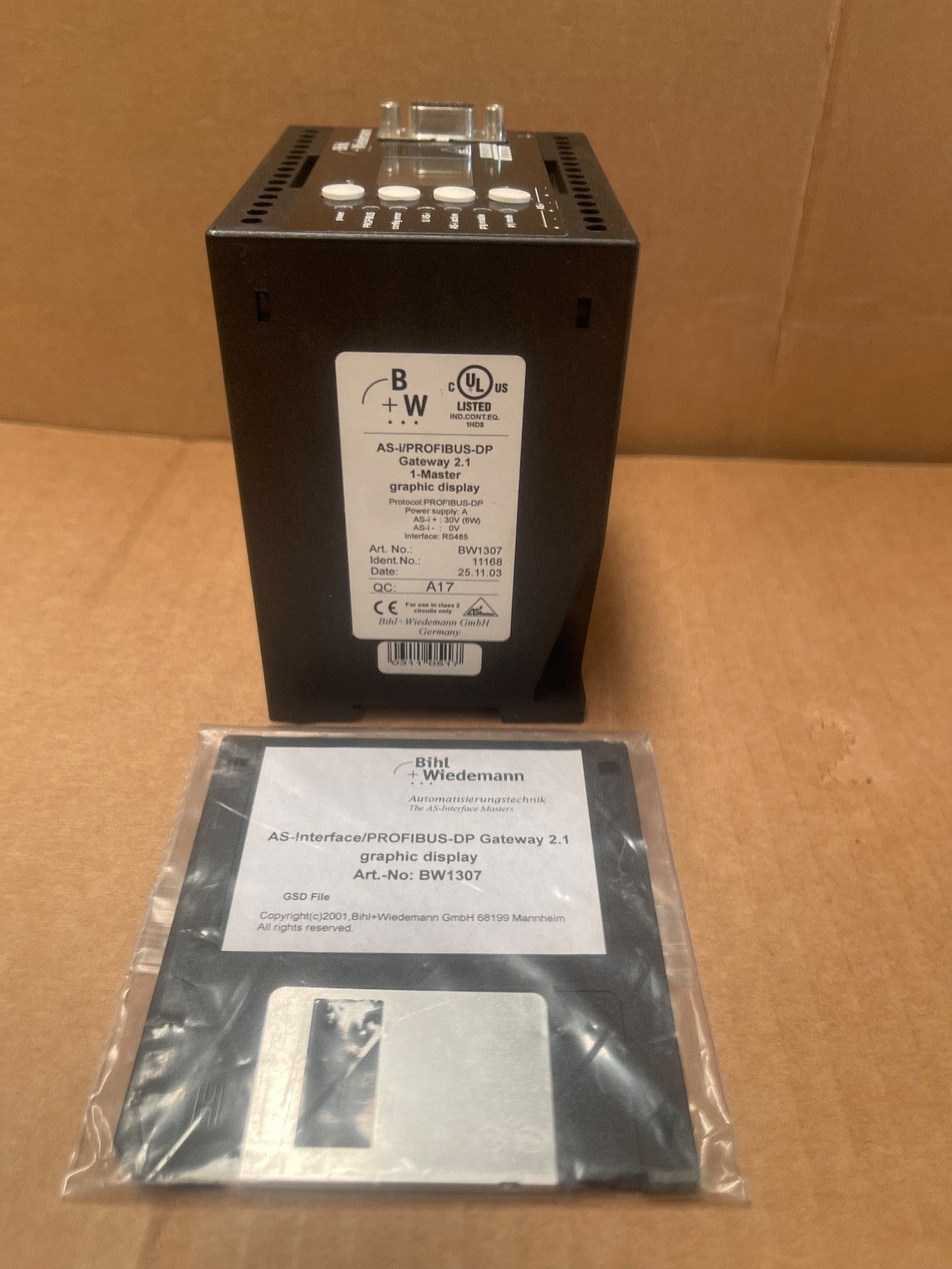 Bihl + Wiedemann – BW1307 – AS-Interface 2.1 / PROFIBUS Gateway ...
