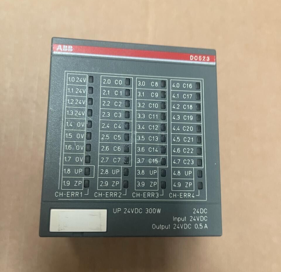 ABB - DC523 B7 - 1SAP240500R0001 - Digital Input/Output Module 24DC, 2 ...
