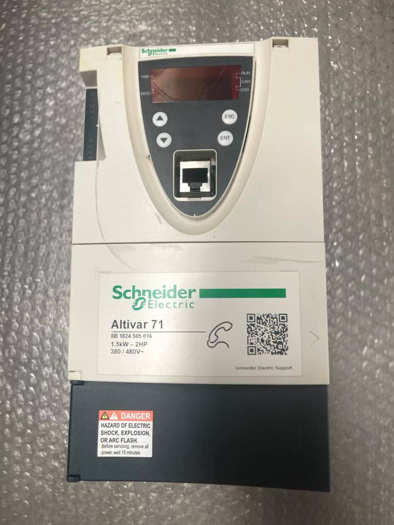 Schneider Electric Altivar 71 ATV71HU15N4 1.5kW - 2HP AC Speed Drive ...