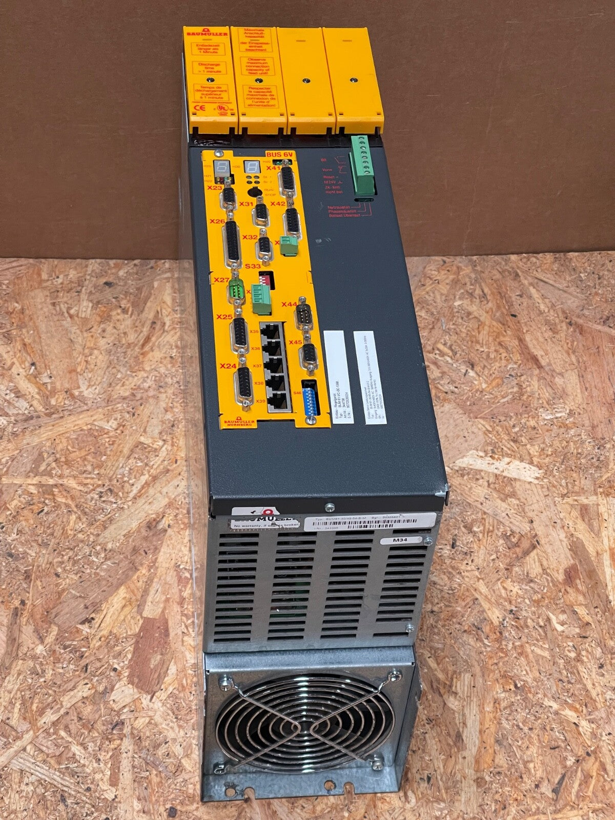 Baumüller – BUM 61‑VC‑0C‑1088 – BUS 6 VC Series High‑Performance Servo ...