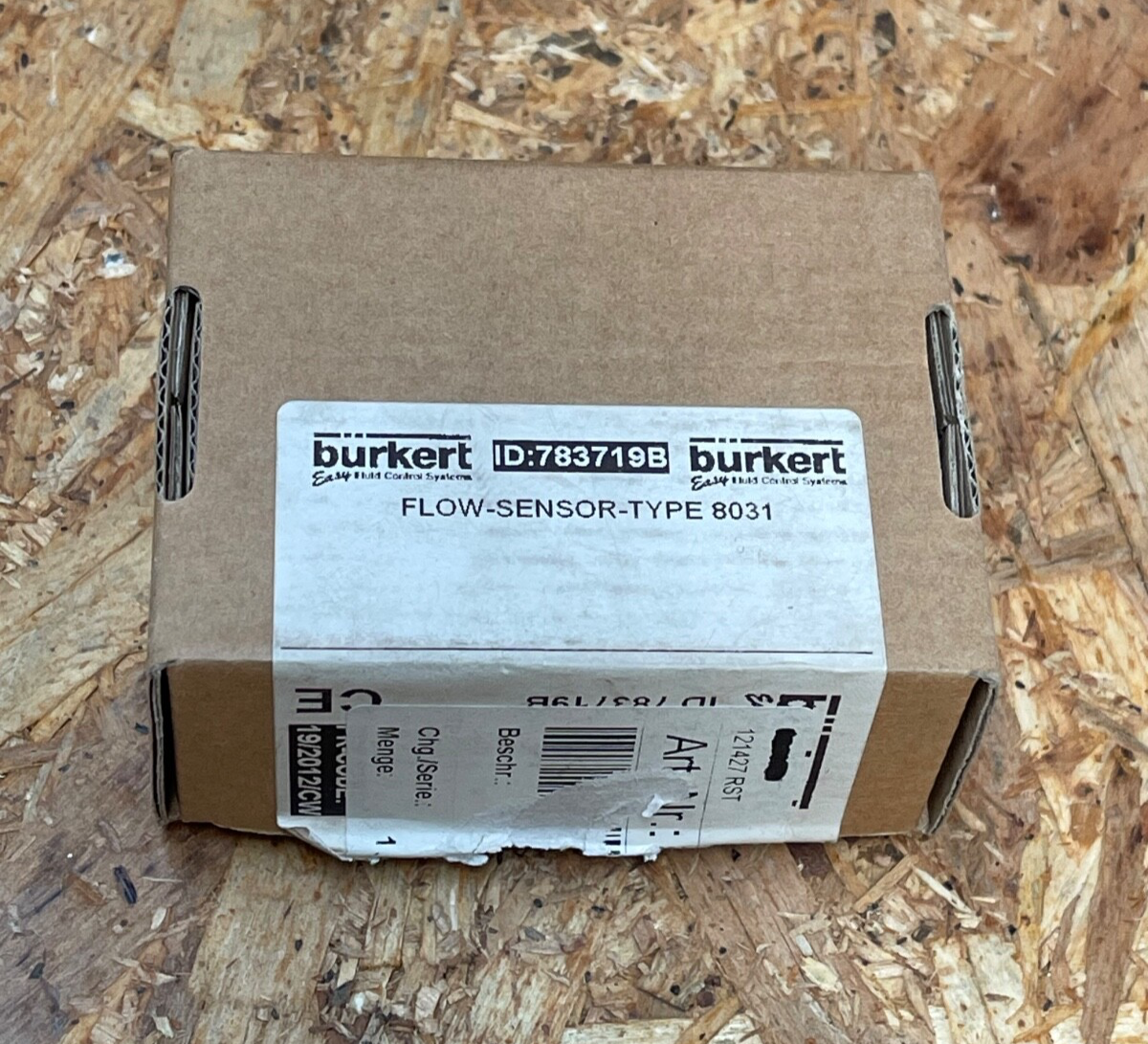 Burkert – Type 8031 – Low‑Flow Paddle‑Wheel Sensor with Frequency Outp ...