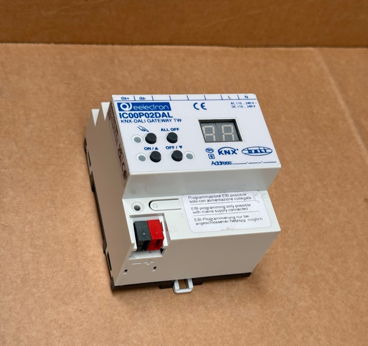 Eelectron – IC00P02DAL – KNX/DALI Gateway Tunable White, DIN-Rail Inte ...