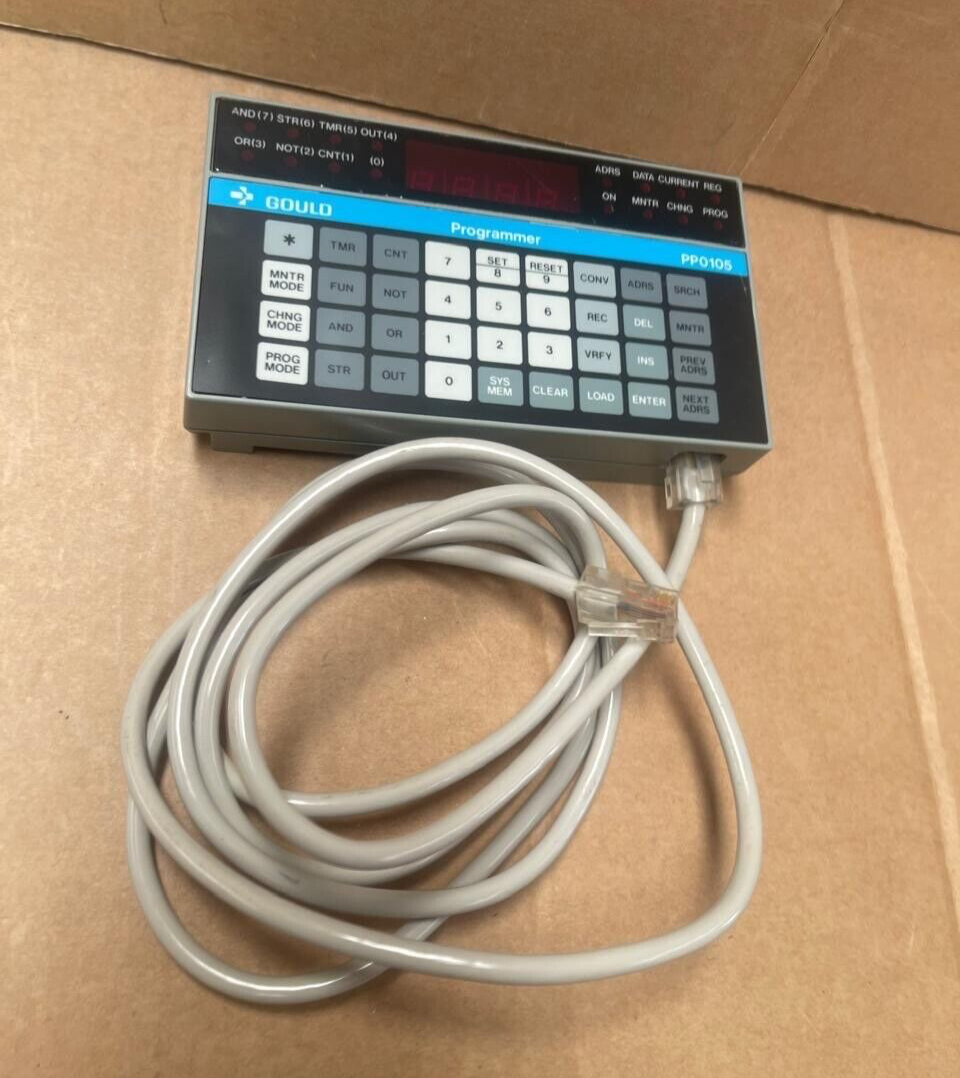Gould - PP-0105-100 - Hand-Held Programmer for PLC Systems — VOLTWERK ...