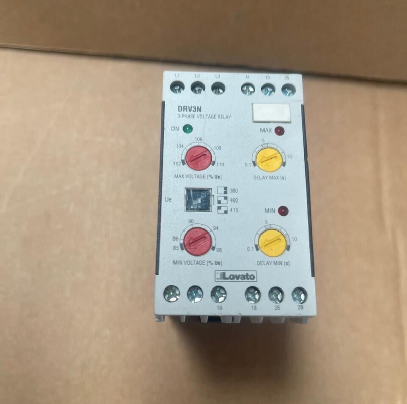Lovato Electric – DRV3N400 – Three-Phase Voltage Monitoring Relay ...