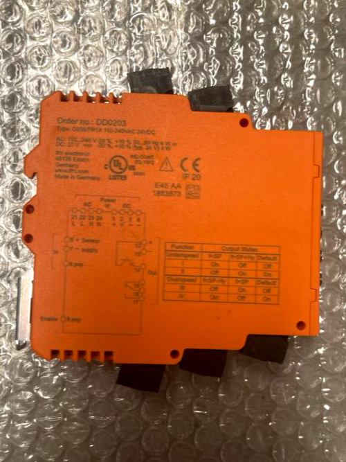 IFM DD0203 - Evaluation unit for speed monitoring — VOLTWERK Handel