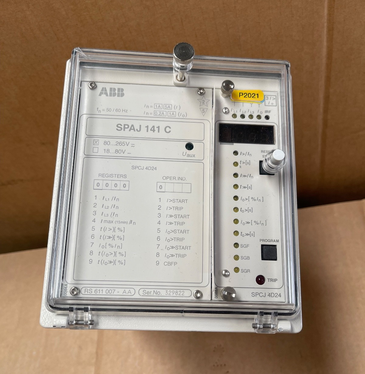 ABB – SPAJ 141 C-AA – Overcurrent Protection Relay — VOLTWERK Handel