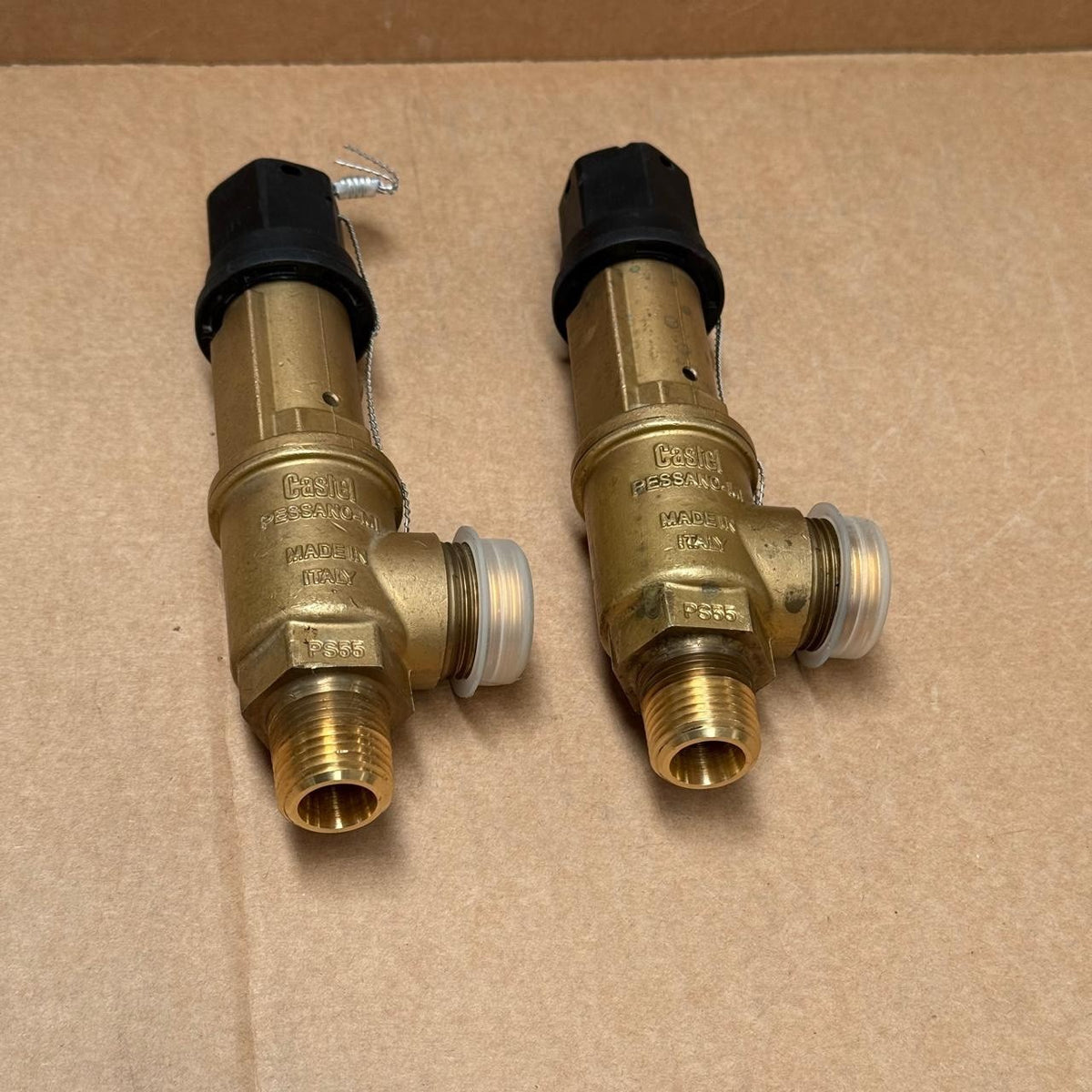 Castel – 3030/44C – Safety Relief Valve ½″ NPT × ¾″ G, adjustable 9–50 ...