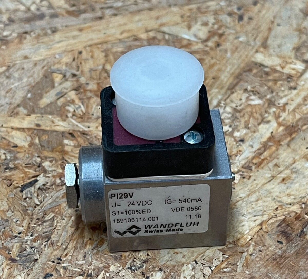 Wandfluh – PI29V – Proportional Solenoid (ISO 4400, zinc-plated steel ...