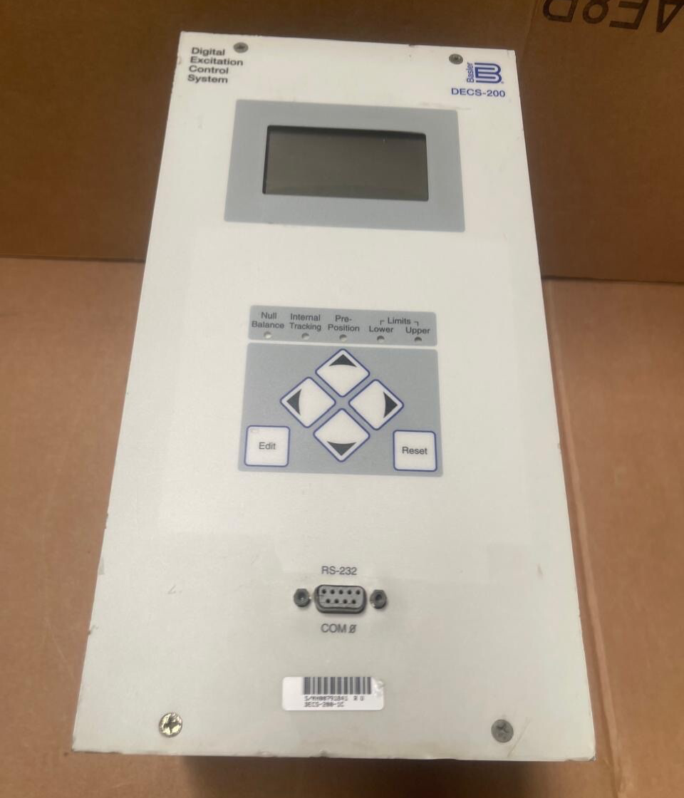 Basler Electric - DECS-200-1C – Digital Excitation Control System ...
