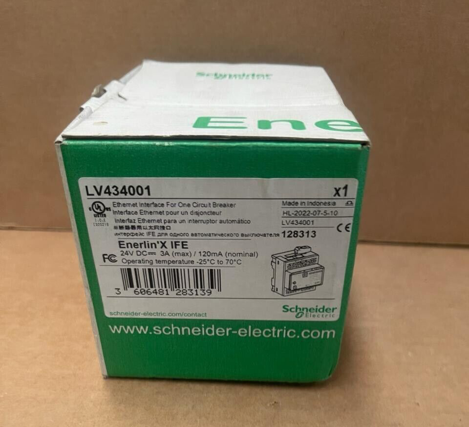 Schneider Electric Enerlin'X IFE LV434001 Ethernet Interface — VOLTWERK ...