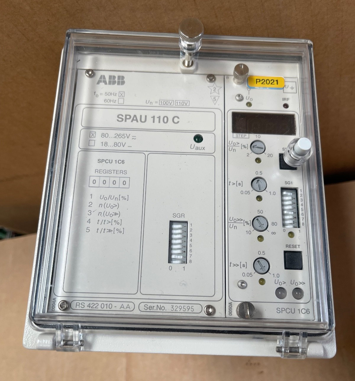 ABB – SPAU 110 C-AA – Undervoltage / Overvoltage Protection Relay ...