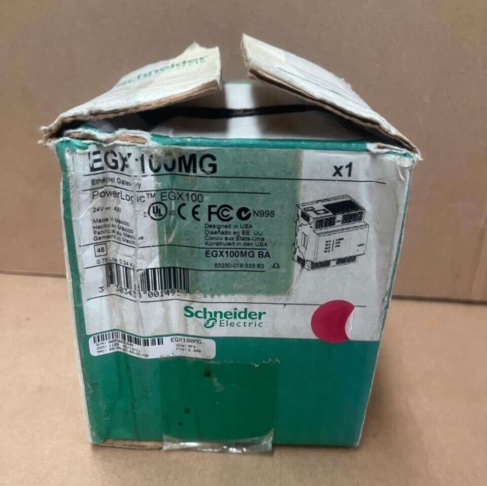 Schneider Electric - EGX100MG - PowerLogic Ethernet Gateway — VOLTWERK ...