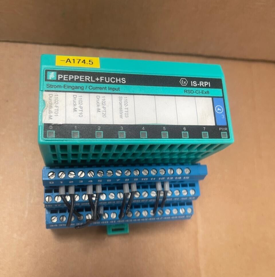 Pepperl+Fuchs – RSD-CI-Ex8 – 8-Channel Intrinsically Safe Analog Input — VOLTWERK Handel