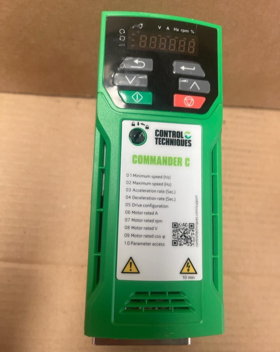 CONTROL TECHNIQUES COMMANDER - C200-024 00023 A 0.75kW VFD Speed Drive ...