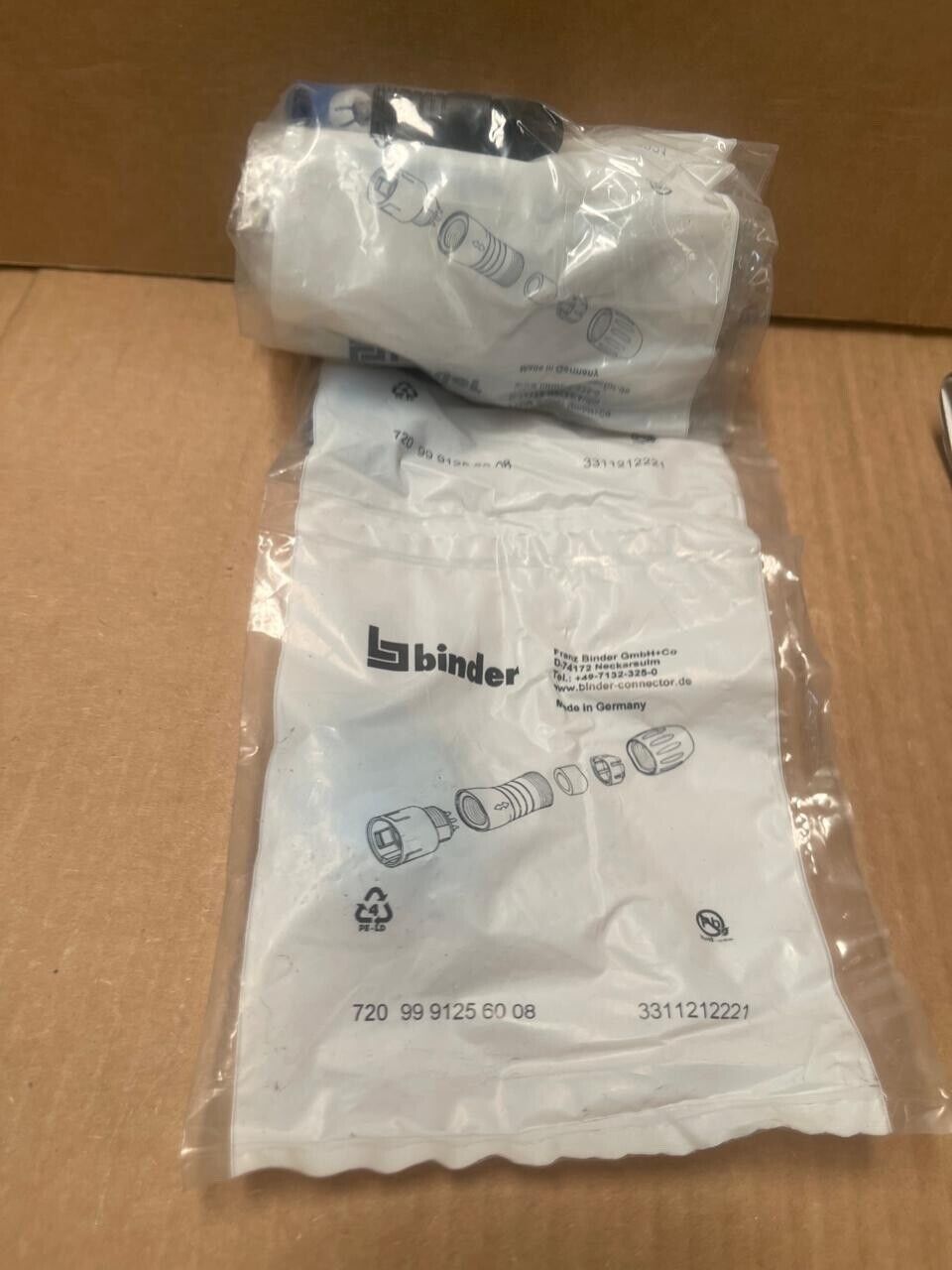 Binder - 720 Mini Round connector plug 8-pin - 7209991256008 — VOLTWERK ...