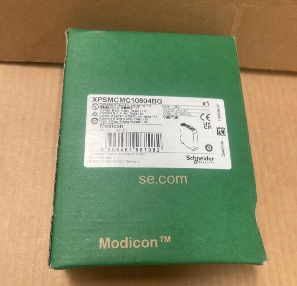 Schneider Electric - XPSMCMC10804BG - Modicon MCM Safety Controller ...