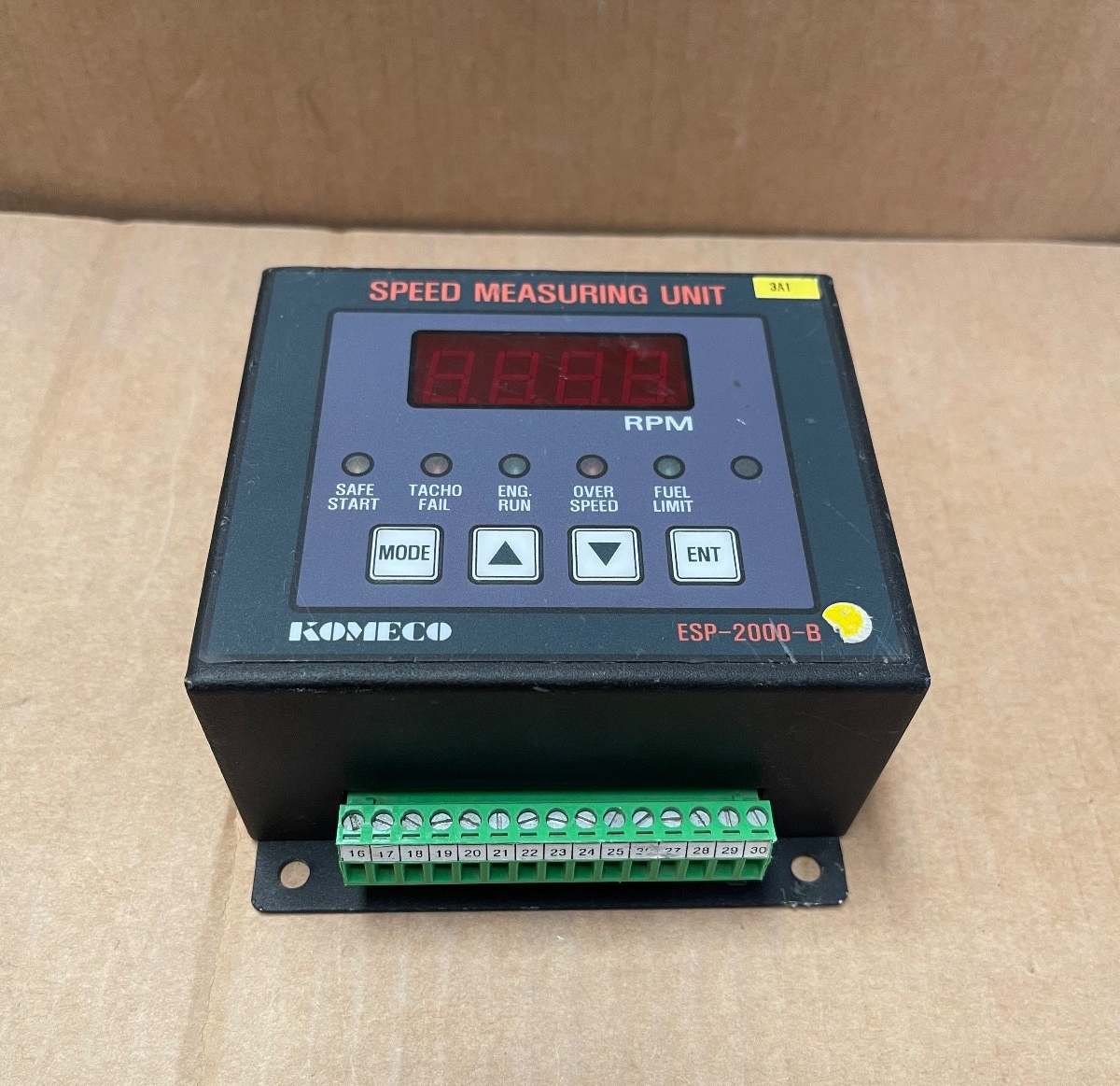 KOMECO – ESP-2000-B – Speed Measuring / RPM & Overspeed Monitor Un ...