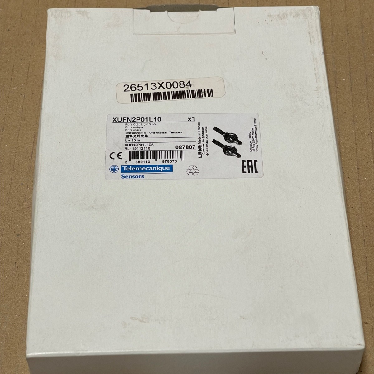 Telemecanique – XUFN2P01L10 – Fiber‑Optic Thru‑Beam Cable 10 m ...