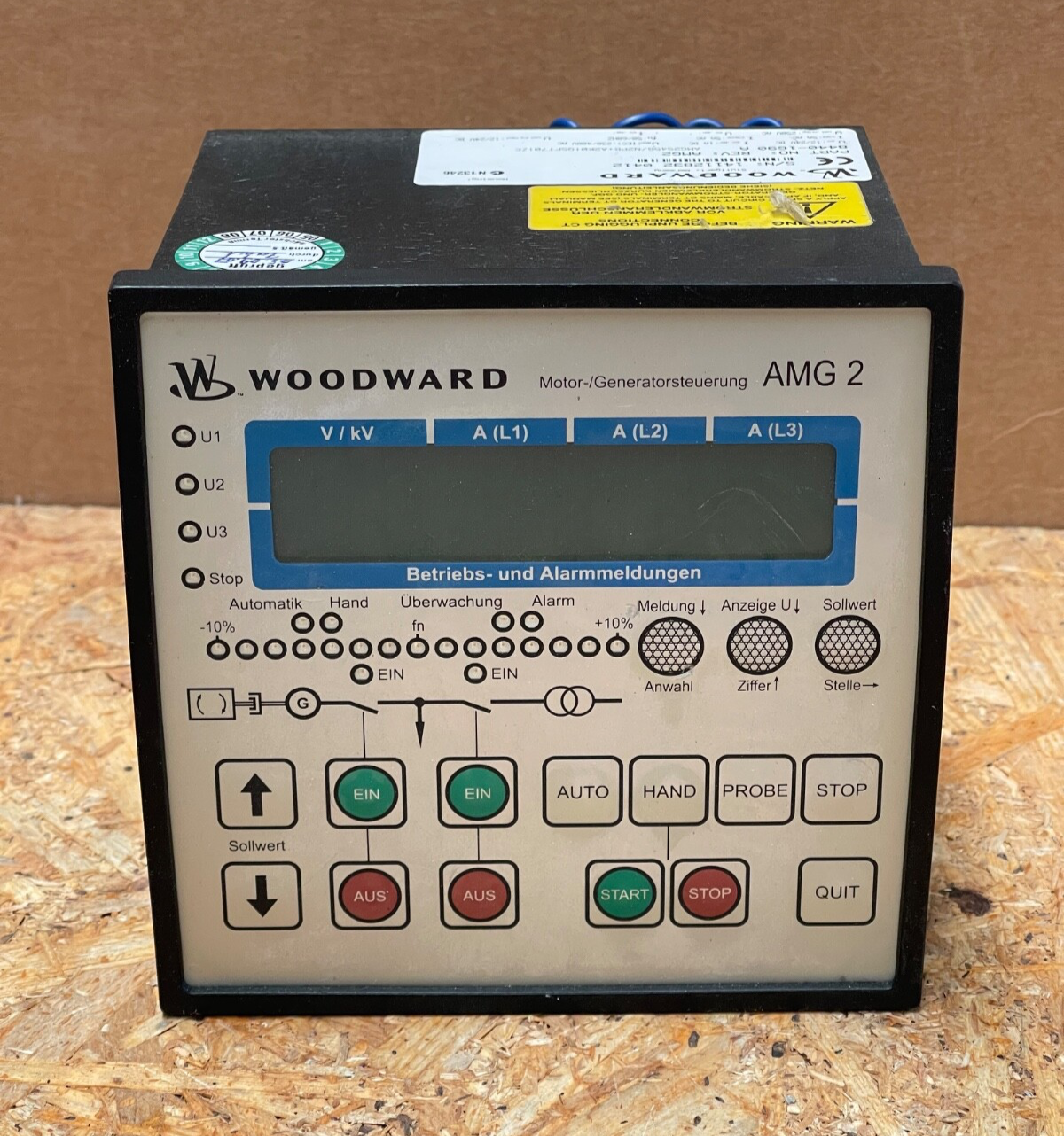 Woodward – 8440-1690 – easYgen-3500XT Genset Control Module — VOLTWERK ...
