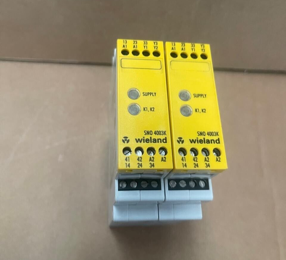 Wieland Electric - SNO 4003K - Emergency Stop and Safety Gate Monitor ...