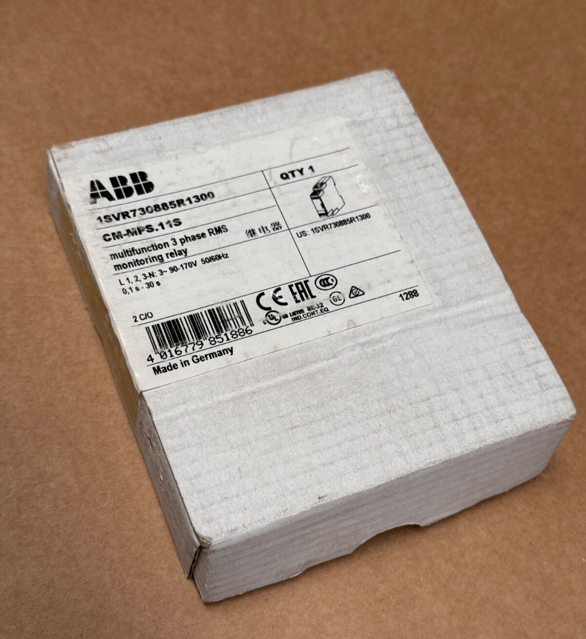 ABB – CM‑MPS.11S (1SVR730885R1300) – Multifunction 3-Phase Monitoring ...