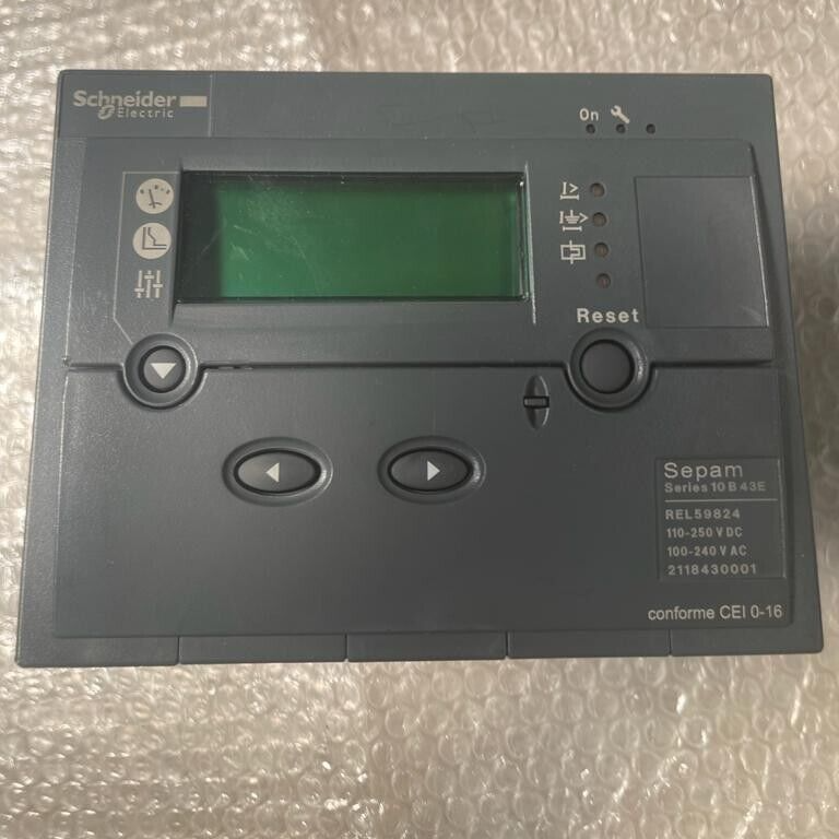 Schneider Electric REL59824 Sepam Series 10 B 43E, 110-250V DC, 100-24 ...