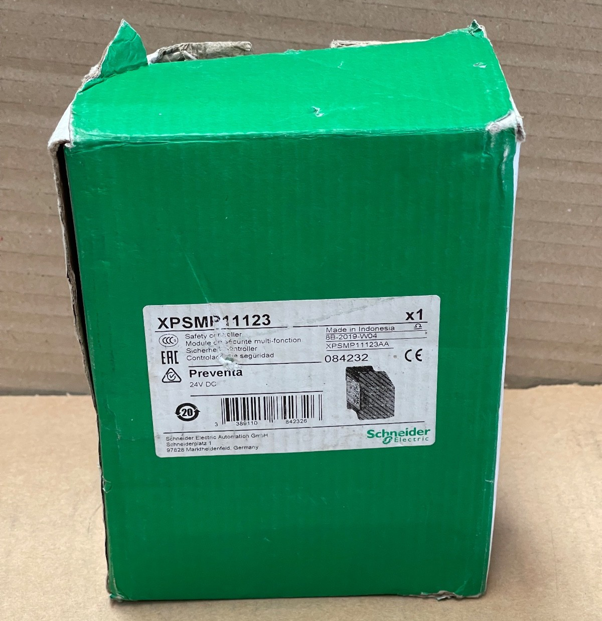 Schneider Electric – XPSMP11123 – Preventa XPS‑MP Safety Controller 24 ...