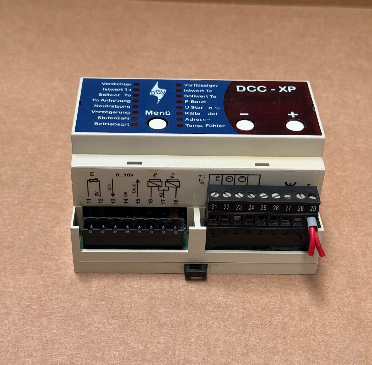 Wurm – DCC‑XP – Rack Control Module, Integrated Condensation Pressure ...