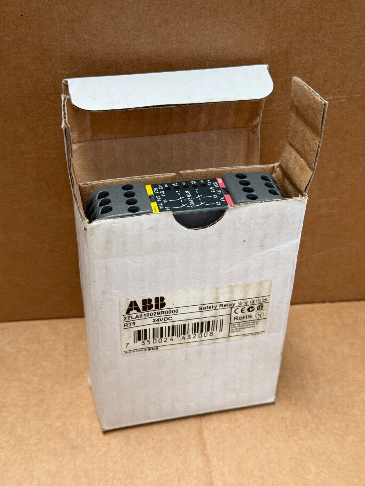 ABB – RT (TLAR) – Universal SIL/PLe Safety Relay, VDC — VOLTWERK Handel