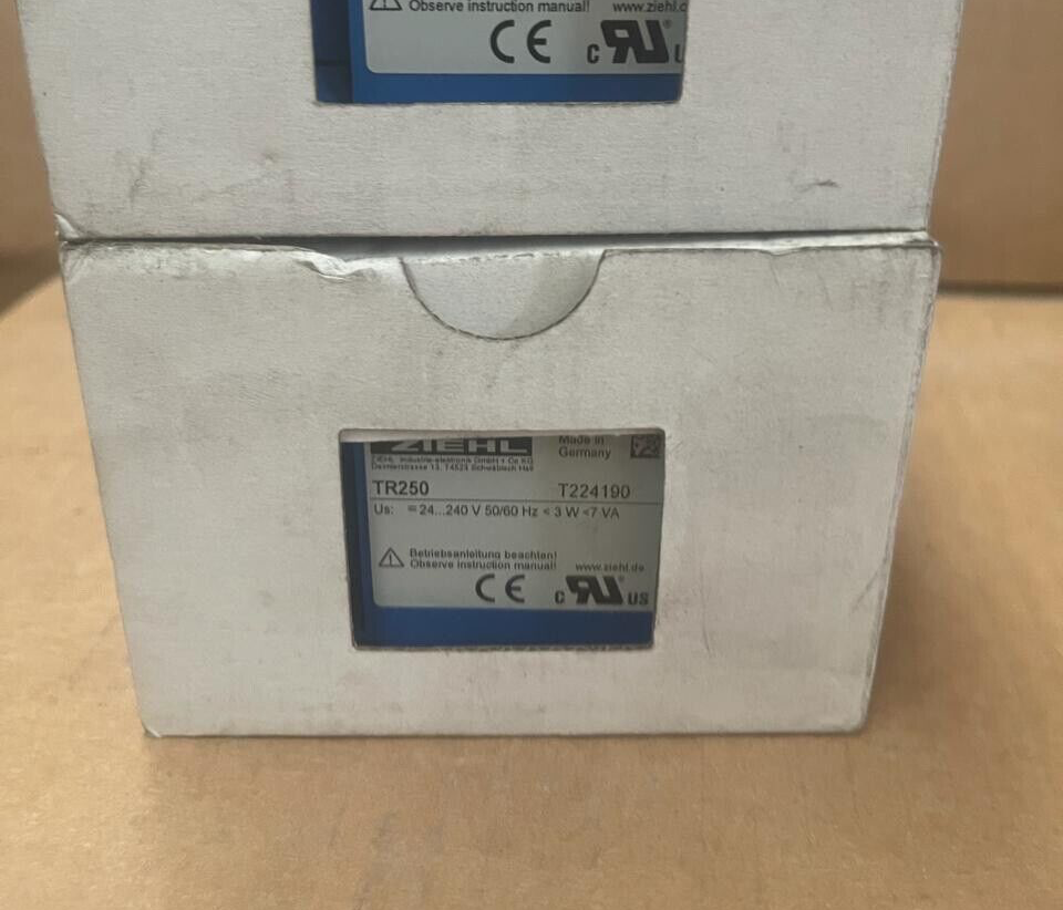 ZIEHL - TR250 - T224190 - Temperature Relais PT100 - Digital Monitorin ...