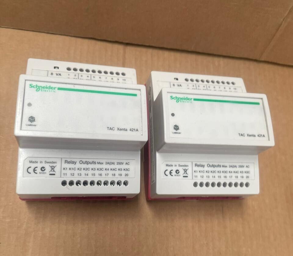 Schneider Electric - TAC Xenta 421A - Relay Output Module — VOLTWERK Handel