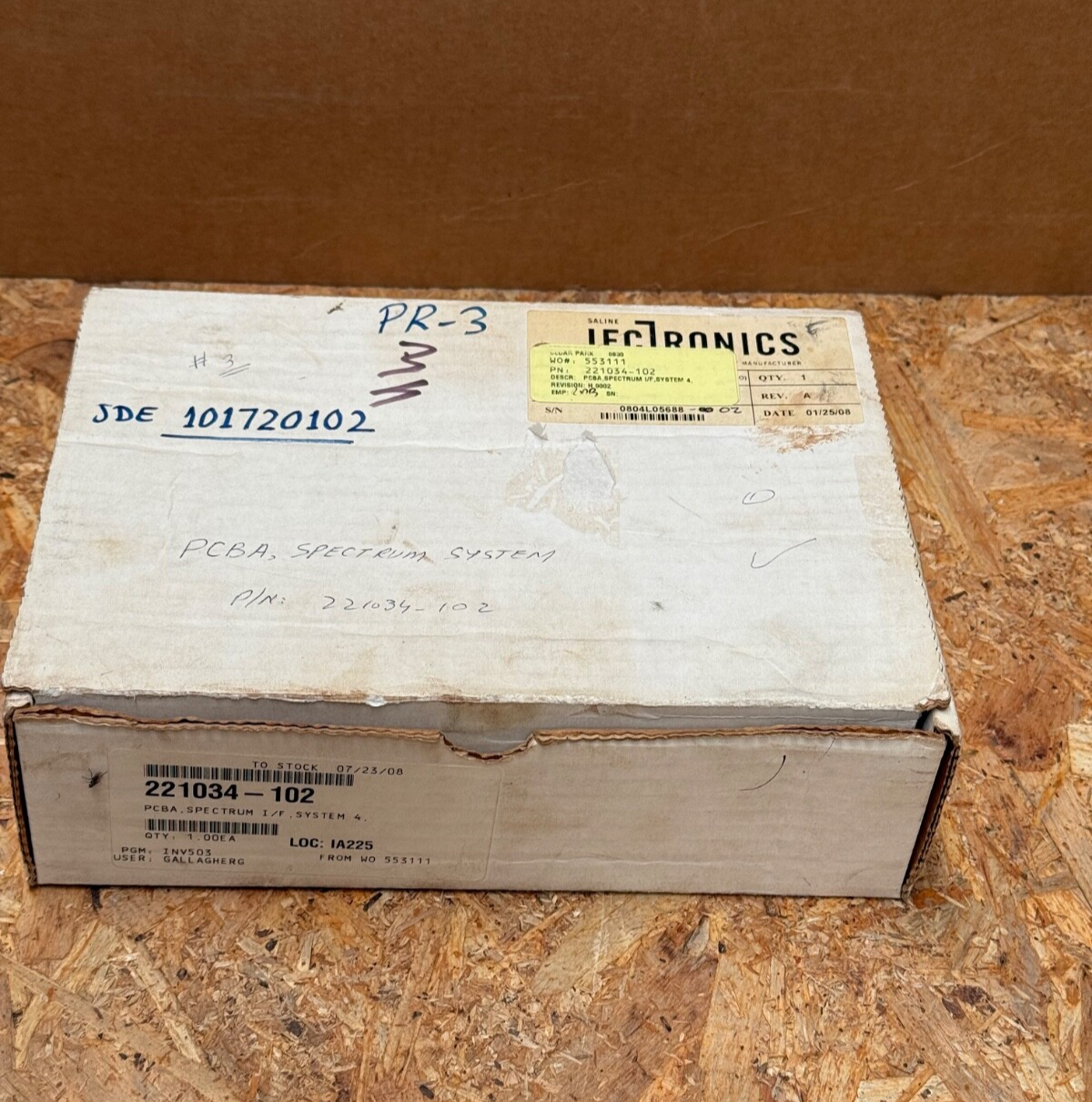Lectronics – 221034‑102 (FAB 220959 Rev B) – Spectrum Interface PCB fo ...