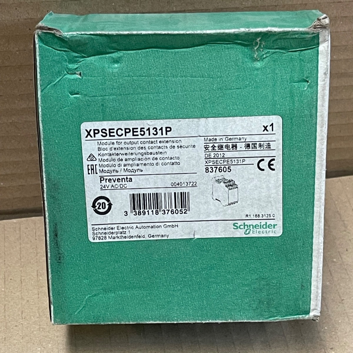 Schneider Electric – XPSECPE5131P – Preventa XPS Safety Module / Relay ...