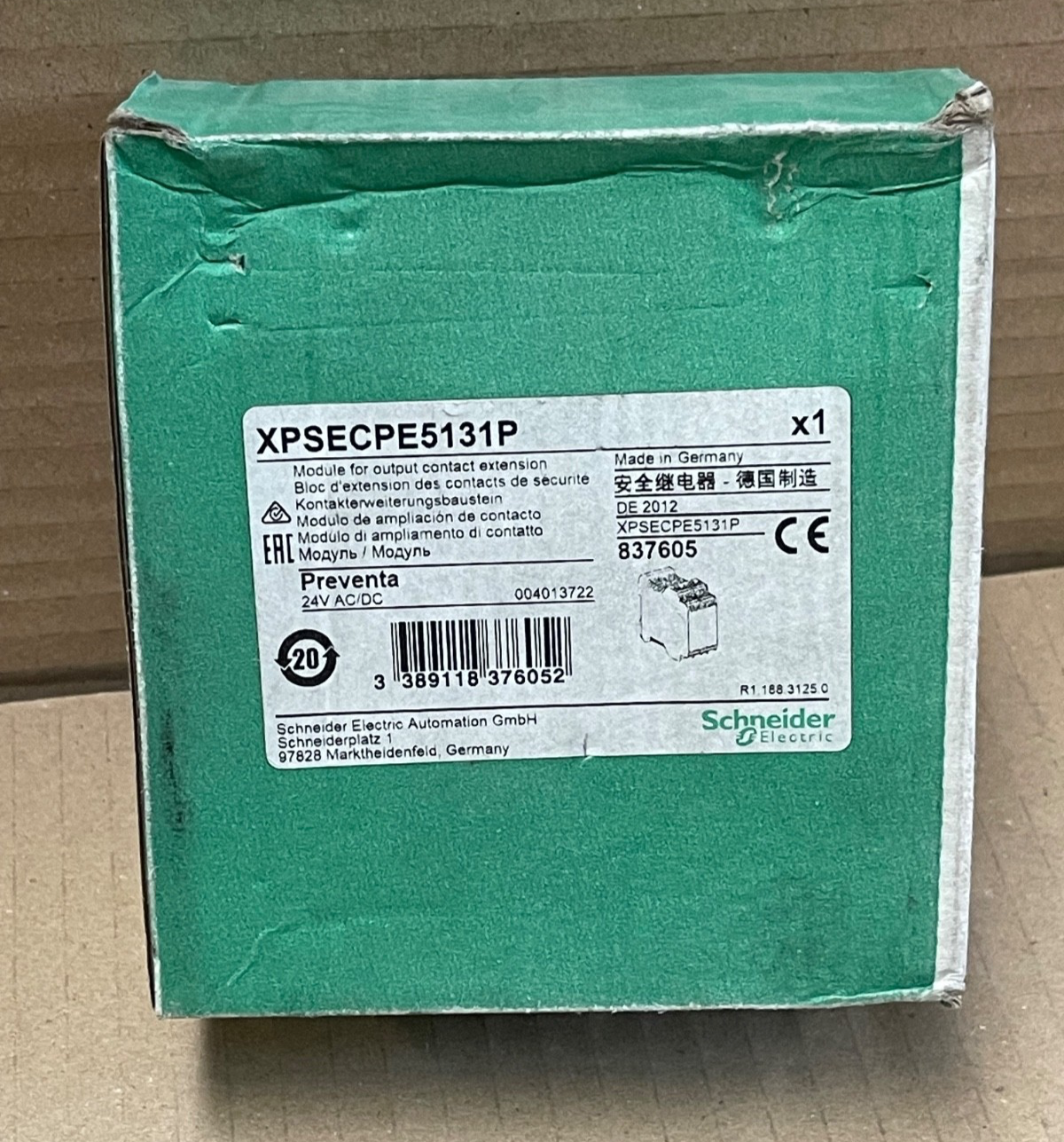 Schneider Electric – XPSECPE5131P – Preventa XPS Safety Module / Relay ...