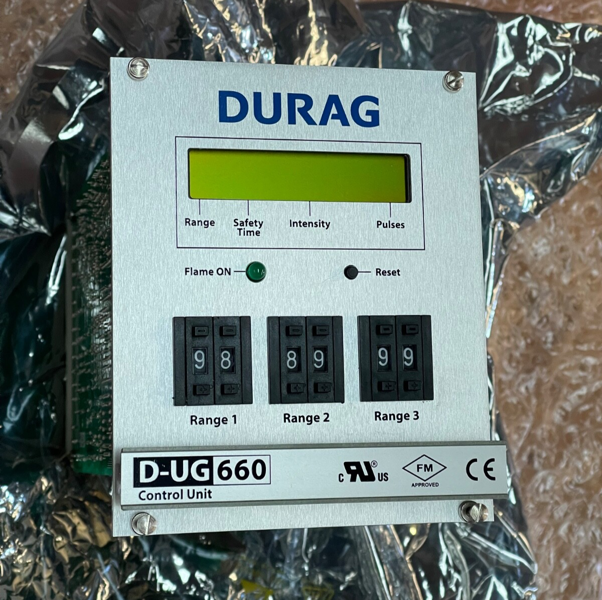 Durag - D-UG 660 - Flame Safety Control Unit for UV/IR Sensors ...