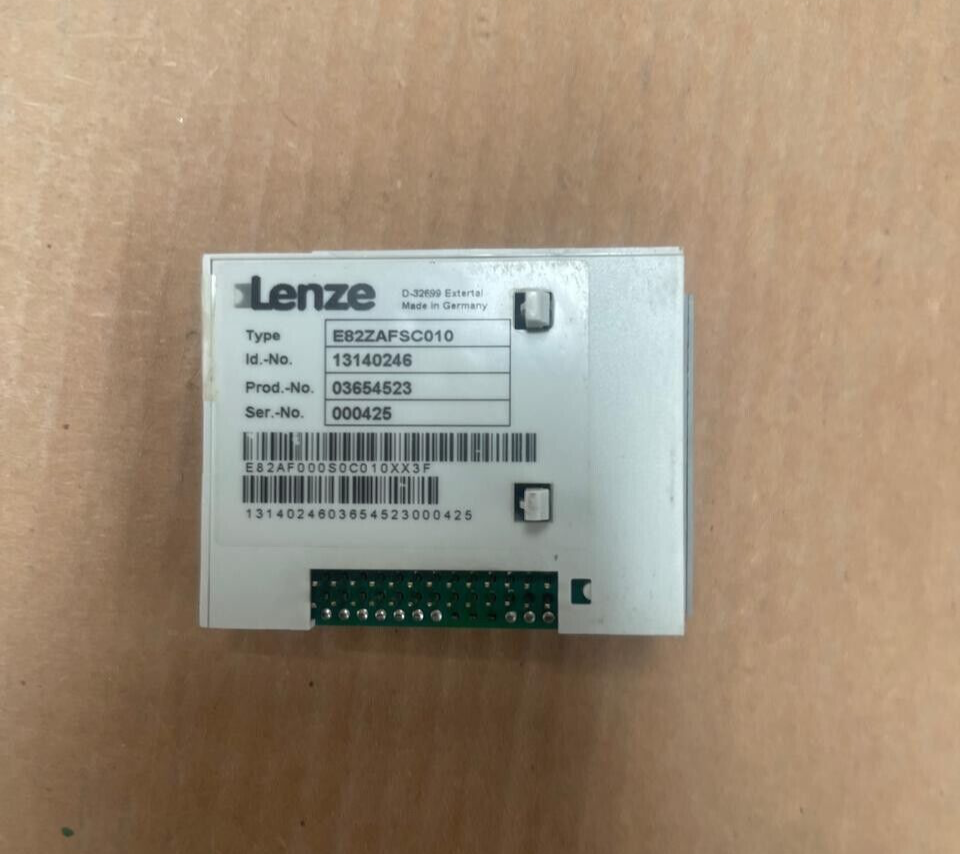 Lenze - E82ZAFSC010 - Standard I/O Coated Module for 8200 Frequency In ...